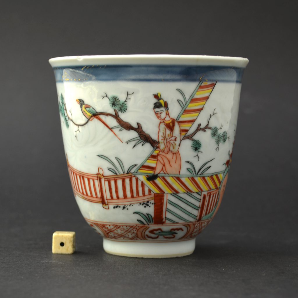 A Rare Dutch Decorated Chinese Export Porcelain Beaker c.1710 - 1740 ...